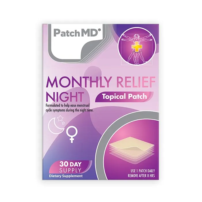 #1 Nighttime PMS Supplement Patch - 30-Day Supply | PatchMD